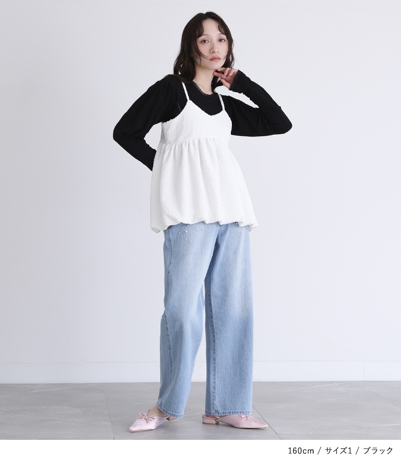 osharewalker カットソー レディース トップス 長袖 50代 白 パフスリーブ ロングスリーブ 切替 シアー クルーネック「メール便可」「10」 : オシャレウォーカー - 通販 ...