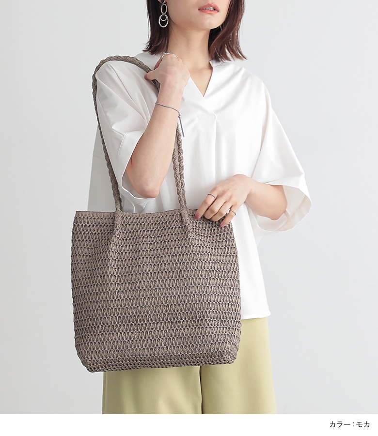 osharewalker トートバッグ レディース ファッション雑貨 鞄 かばん 肩掛け 軽量 A4 ポケット マグネットボタン 雑材 春 夏 返品交換不可 「メール便不可」「60 ...