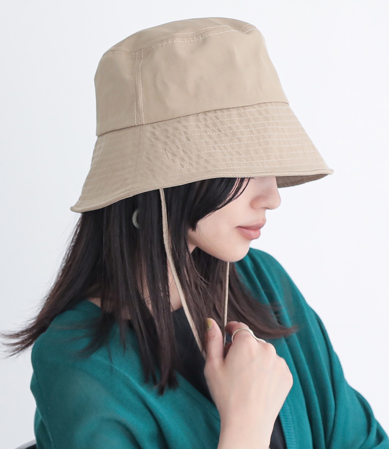 osharewalker ハット レディース 帽子 バケットハット UVカット UV 取り外し可能 調節テープ あご紐 汗止めテープ 抗菌消臭加工 メッシュ 通気性 夏「メール便可」「10 ...