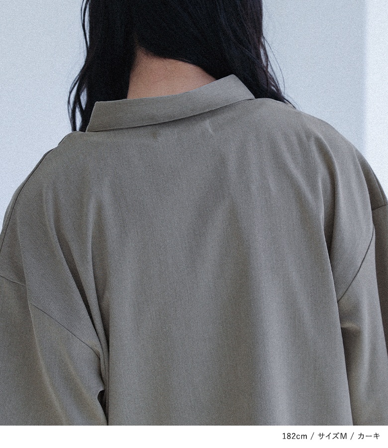 osharewalker セットアップ メンズ トップス ボトムス シャツ 半袖 スキッパー プルオーバー ハーフパンツ ショーツ イージー 上下セット 50代 春 夏「メール便不可」「30 ...