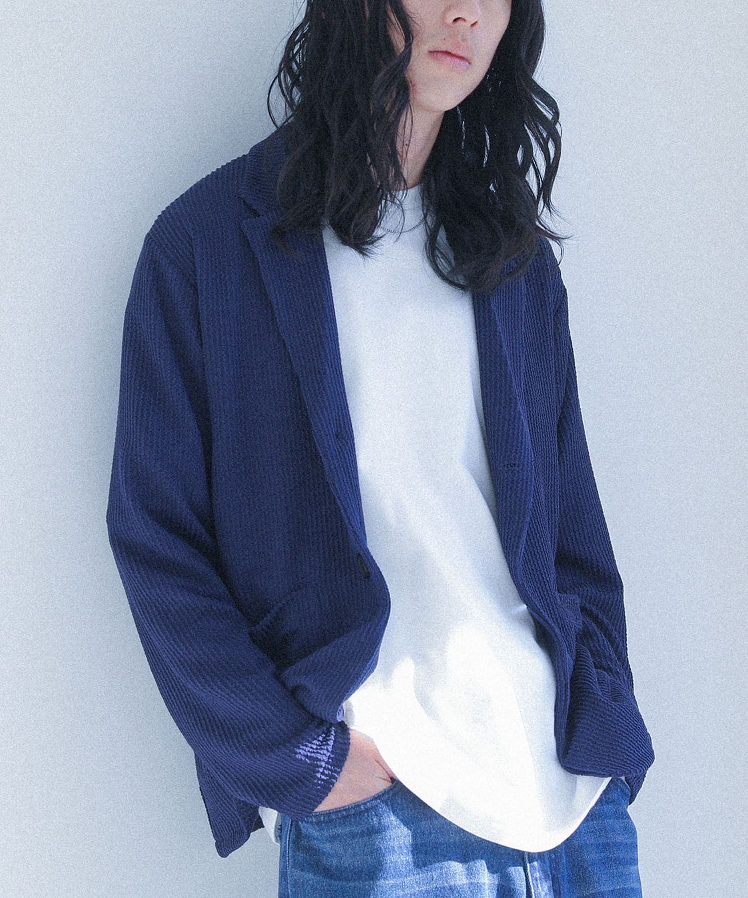 osharewalker ジャケット メンズ アウター ライトアウター 長袖 テーラード 羽織 カットソー シアサッカー ストライプ柄 50代 春 夏 秋【メール便不可】【20】 : オシャレ ...