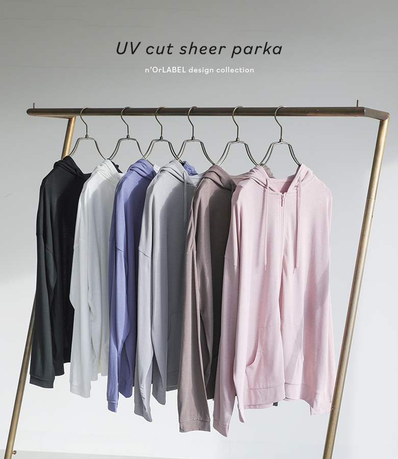 osharewalker UVカットパーカー レディース トップス 長袖 パーカー UVカット 機能性 シアー 吸水速乾 日焼け止め 春 夏 返品交換不可「送料無料」「メール便可」「10 ...