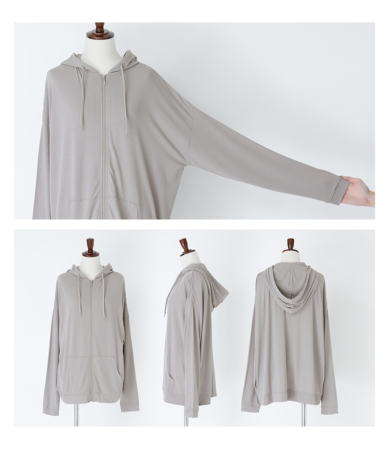 osharewalker UVカットパーカー レディース トップス 長袖 パーカー UVカット 機能性 シアー 吸水速乾 日焼け止め 春 夏 返品交換不可「送料無料」「メール便可」「10 ...