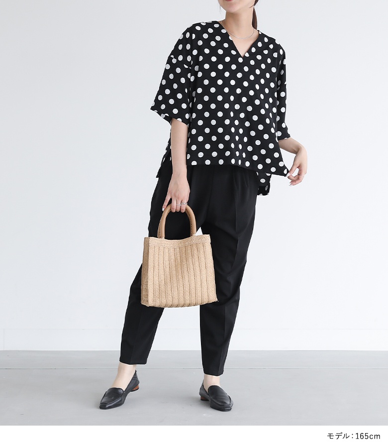 osharewalker シャツ レディース トップス 半袖シャツ 半袖ブラウス 半袖トップス Vネック ドット柄 水玉柄 春 夏 オシャレウォーカー 「メール便可」「10」 : オシャレ ...