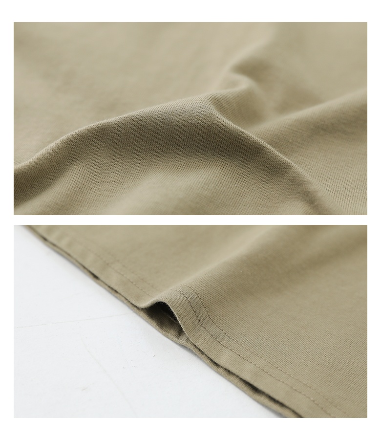 osharewalker Tシャツ レディース トップス カットソー 半袖 五分袖 ラインテープ 綿100％ クルーネック ゆったり 二の腕カバー 無地 春 夏 秋「メール便不可」「20 ...