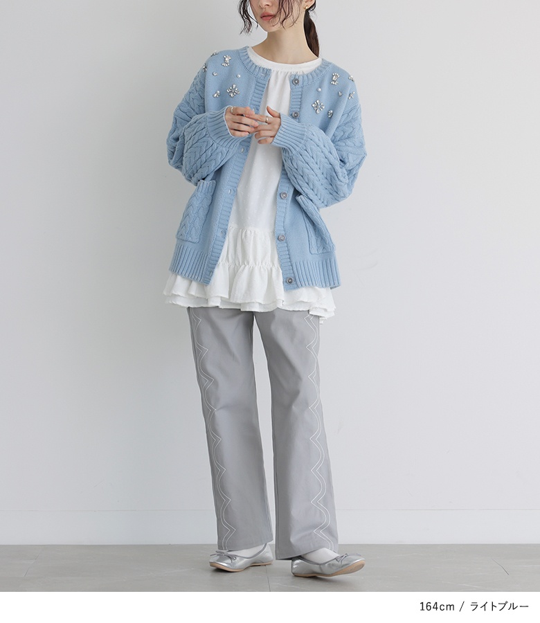 osharewalker [送料無料]トップス ニット 長袖 カーディガン レディース ビジュー ラメ 暖かい 羽織り「メール便不可」「40」 : オシャレウォーカー - 通販 - Yahoo ...