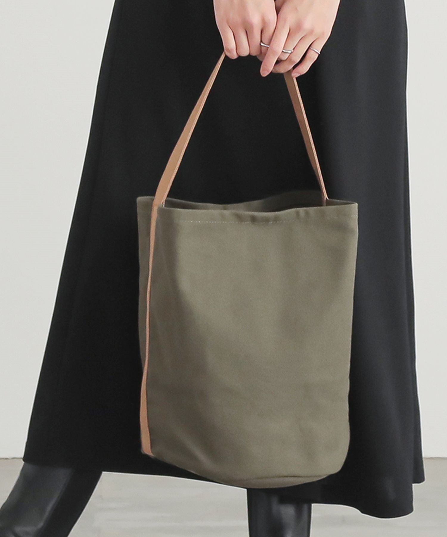 osharewalker（オシャレウォーカー） トートバッグ レディース ファッション雑貨 鞄 かばん 肩掛け 大容量 配色 キャンバス ワンハンドル A4 爆買「メール便不可」「30 ...