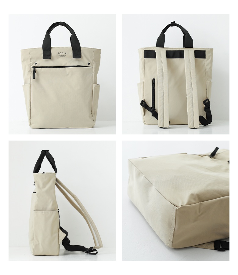 osharewalker リュック レディース リュックサック トートバッグ 2way 10ポケット 多収納 A4対応 ホルダー付き リップストップ 軽量 春夏秋冬「メール便不可」「50 ...