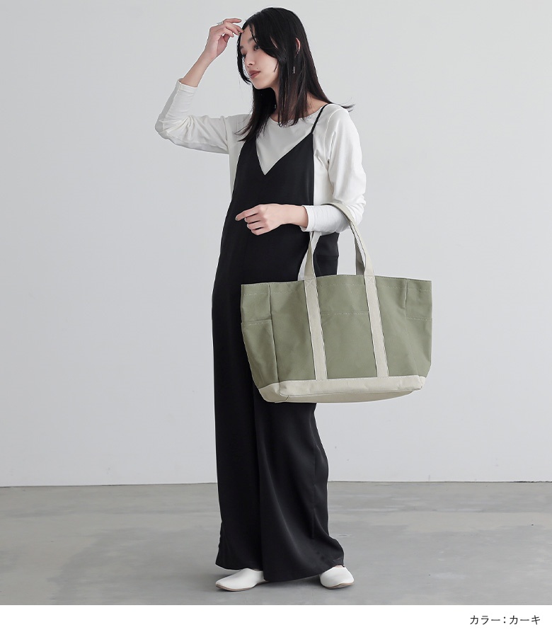 osharewalker トートバッグ レディース ファッション雑貨 かばん a4 大容量 キャンバス 大きめ ポケット 旅行 マザーズバッグ 通勤 通学 春 夏 秋 冬「メール便不可」「40 ...