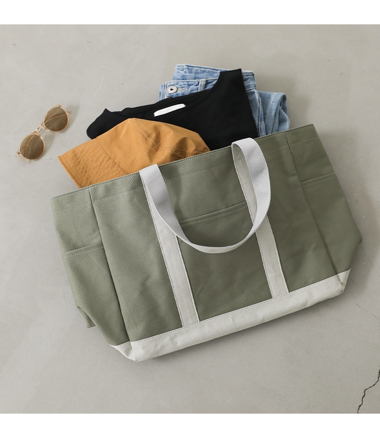 osharewalker トートバッグ レディース ファッション雑貨 かばん a4 大容量 キャンバス 大きめ ポケット 旅行 マザーズバッグ 通勤 通学 春 夏 秋 冬「メール便不可」「40 ...