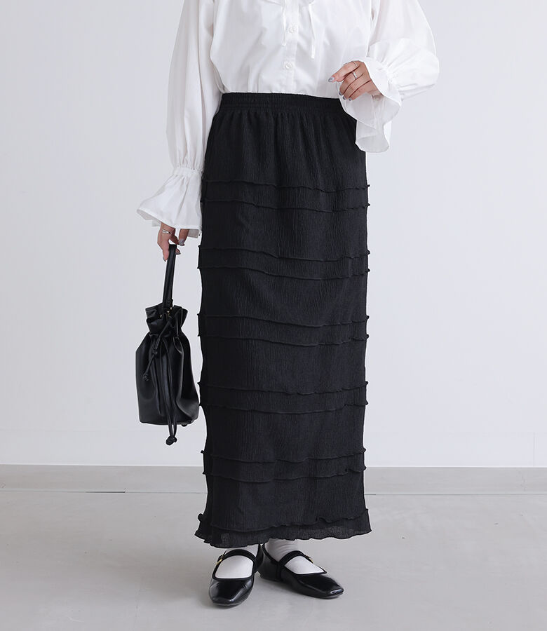 osharewalker スカート レディース ボトムス タイトスカート ナロー ロング ウエストゴム メロー カットソースカート【メール便不可】【20】 : オシャレウォーカー - 通販 ...