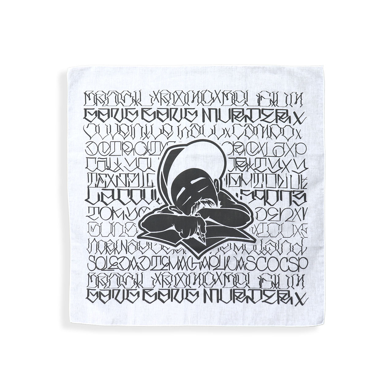 Big Sleeps ビッグスリープス バンダナ メンズ タトゥー ストリート Tattoo グラフィティ ロゴ LA ロサンゼルス 綿100 ...