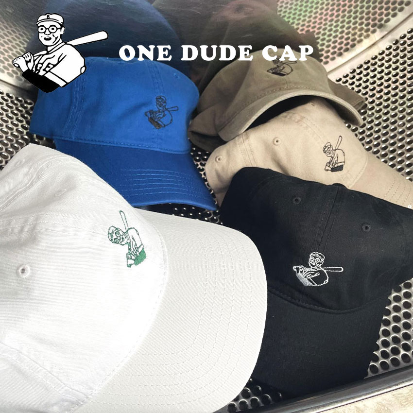 RWCHE (ローチ) DUDE Cap キャップ ストリート 浅め 刺繍 メンズ レディース ブランド 帽子 おしゃれ ソフト 柔らかい 青 ...