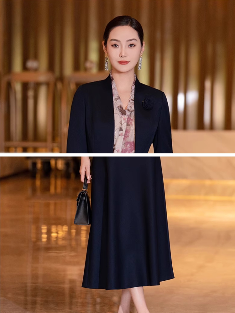 顔合わせ 母親 服装 50代 セットアップ 春 秋 冬ジャケット 60代 70代