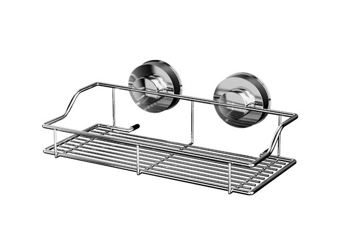 ステンレスラック25cm 強力吸盤 ワイヤーラック DeHUB スポンジ ステンレスラック25cm 強力吸盤 ワイヤーラック DeHUB スポンジ
