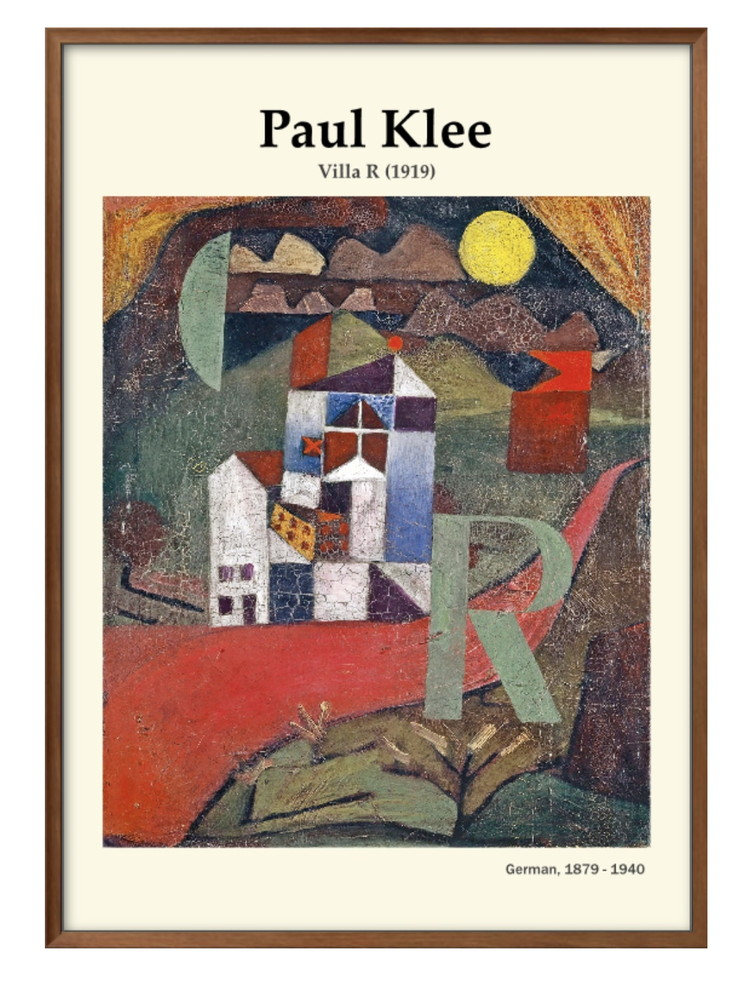 アート ポスター おしゃれ 絵画 インテリア 1-1382 パウル・クレー オリジナル商品 A3サイズ 北欧 イラスト マット紙 管理ID: : お家で美術館 - 通販 - Yahoo!ショッピング