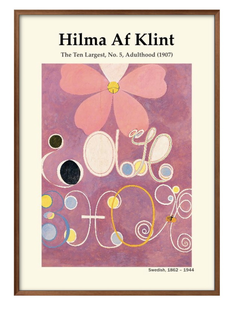 ポスター 1-8137 ヒルマ・アフ・クリント オリジナル商品 絵画 インテリア A3サイズ アート 新築祝い ギフト 模様替え 北欧 管理ID: : お家で美術館 - 通販 - Yahoo ...