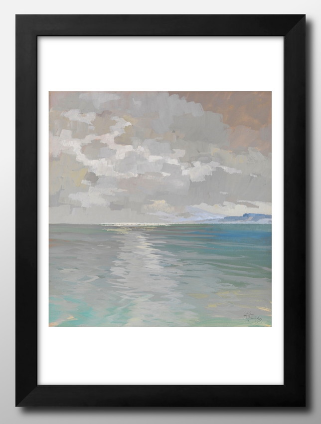 アート ポスター おしゃれ 絵画 インテリア 10387 アルフレッド・ハウスホーファーChiemsee im Nebel A3サイズ 北欧 ...