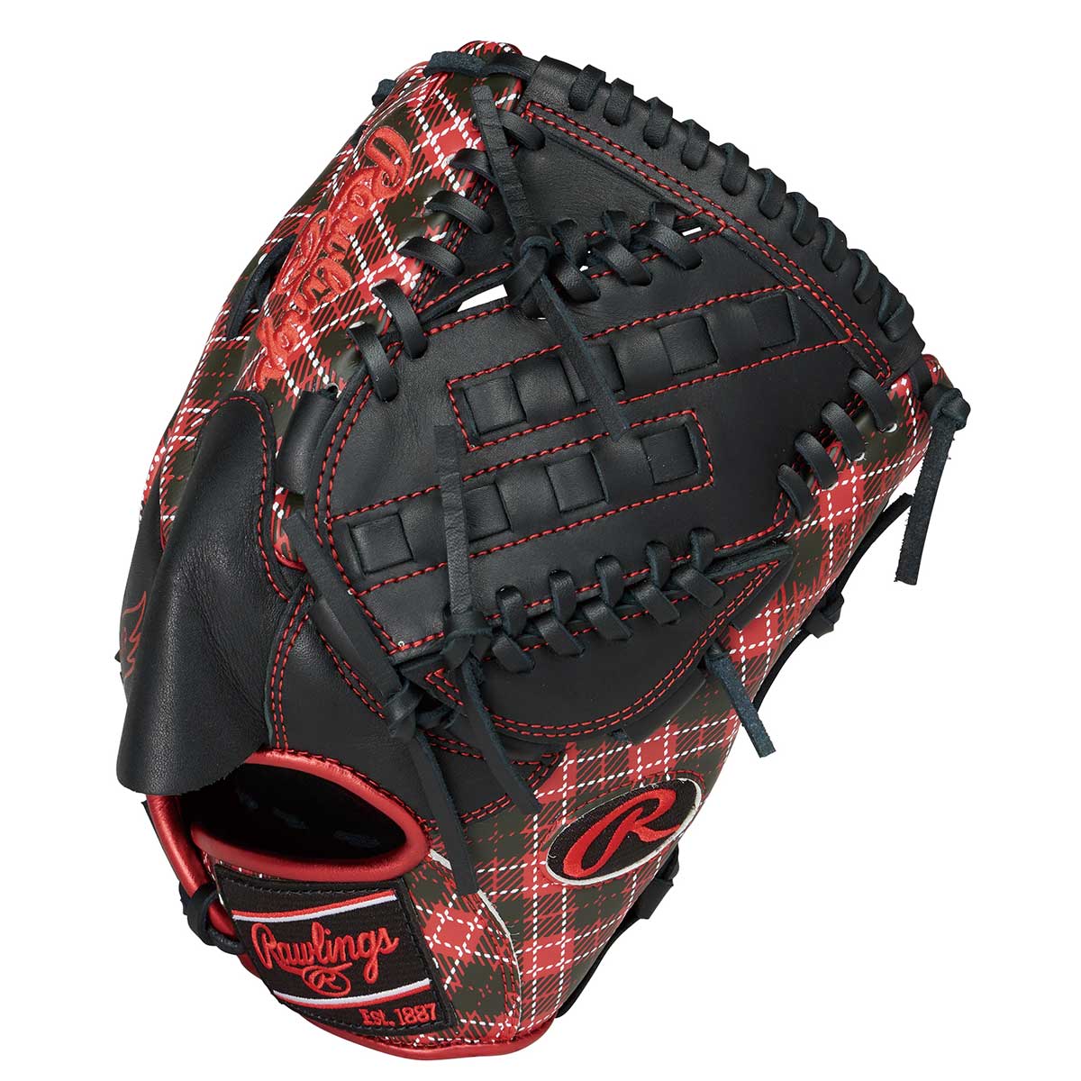 Rawlings Rawlings(ローリングス) GR4FHTGA15W 軟式グラブ HYPER TECH グラフィック タータンチェック 投手 ピッチャー : Proshop ...