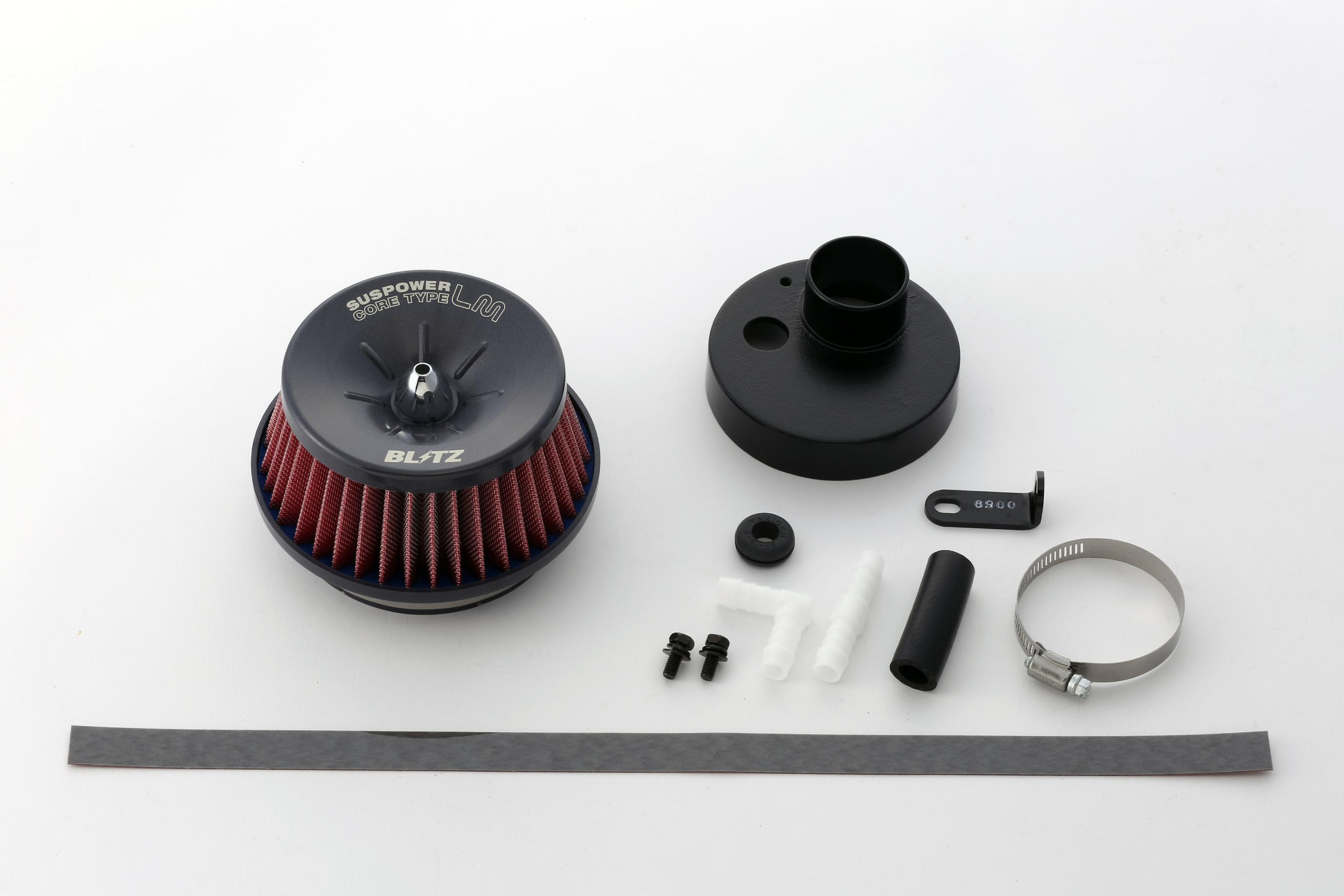 BLITZ SUS POWER CORE TYPE LM RED スズキ エブリイワゴン EVERY WAGON 2015/02- DA17W ...