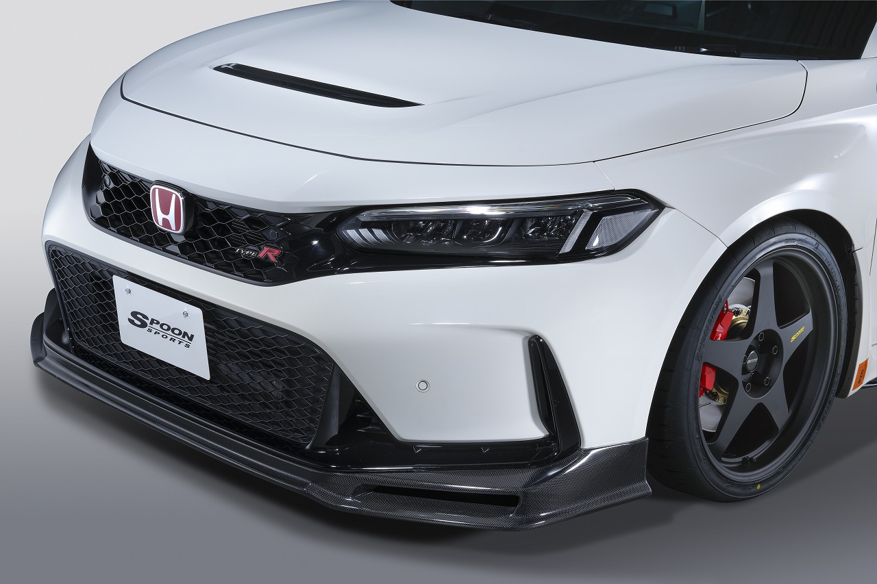 SPOON（車） SPOON カーボンリップスポイラー 競技用 シビック タイプR 6BA-FL5 K20C 71110-FL5-020 ...
