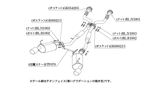柿本改 マフラー Class KR センター付 フェアレディーZ 3BA-RZ34 2022/8〜 VR30DDTT 3.0_ツインターボ N713123W : ccid-n713123w-1 ...