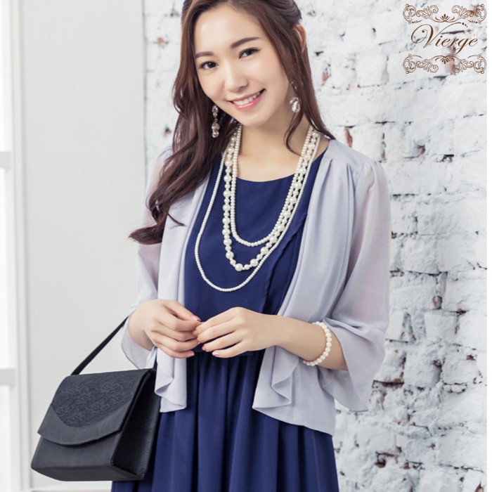 ボレロ 結婚式 ストール ショール フォーマルボレロ ボレロカーディガン パーティードレス レディース 服装 フォーマルカーディガン 20代 30代 40代 50代 :VI ...