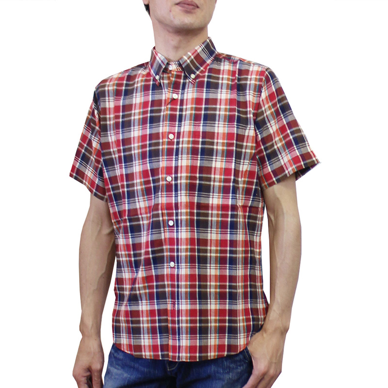 UNIVERD72 ユニバード72 シャツ 半袖 チェック メンズ #40614 2305 : パスポートヤフー店 - 通販 - Yahoo ...