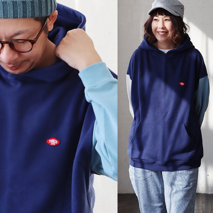 パーカー 裏毛 春 スウェット ワイド すっきり 着痩せ ビッグシルエット メンズ レディース 長袖 ポケット 軽い リブ パティ TONE ...