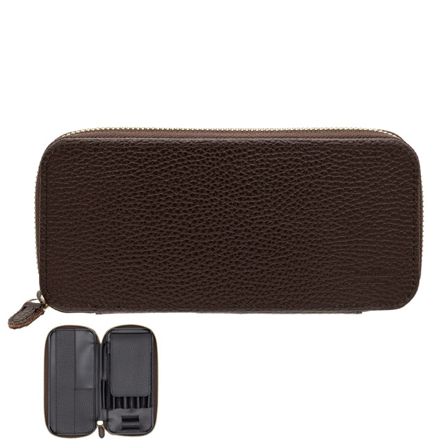 LUDDITE（ラダイト） ラウンドジップペンケース 革 筆箱 エッセンシャル ADRIAレザー あすつく プレゼント ギフト バレンタイン ...