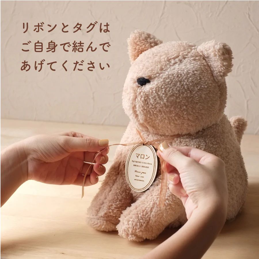 ペット用 骨壺カバー UTATANE もこち 猫 名入れ ぬいぐるみ 2寸〜4寸 骨袋 仏壇 ペット供養 メモリアルグッズ 遺骨入 : 犬服・猫用品のPetGround - 通販 ...