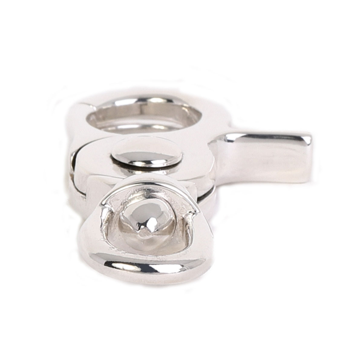 ナスカン シルバー925製 1個売り 全長約43.5mm 回転カン付 ナスカン シルバー925製 1個売り 全長約43.5mm 回転カン付