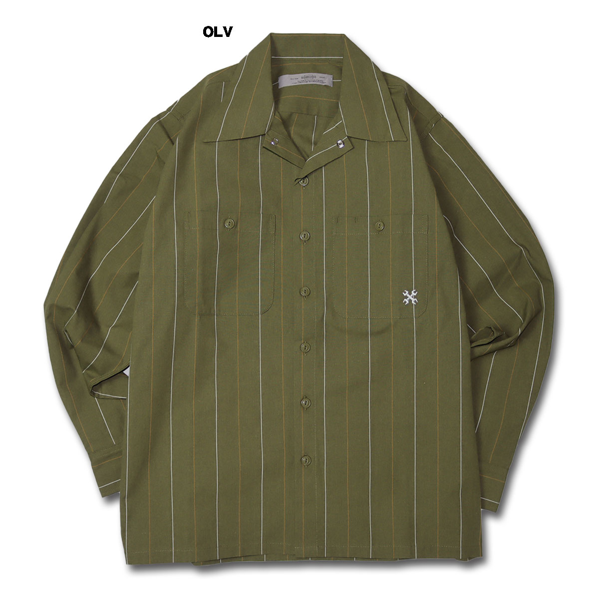 BLUCO（ブルコ） OL-0109 STANDARD WORK SHIRT L/S 7色(L.BLU/WHT/NVY/BLK/S.BLU ...