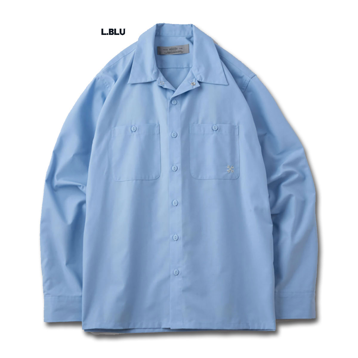 BLUCO（ブルコ） OL-0109 STANDARD WORK SHIRT L/S 7色(L.BLU/WHT/NVY/BLK/S.BLU ...