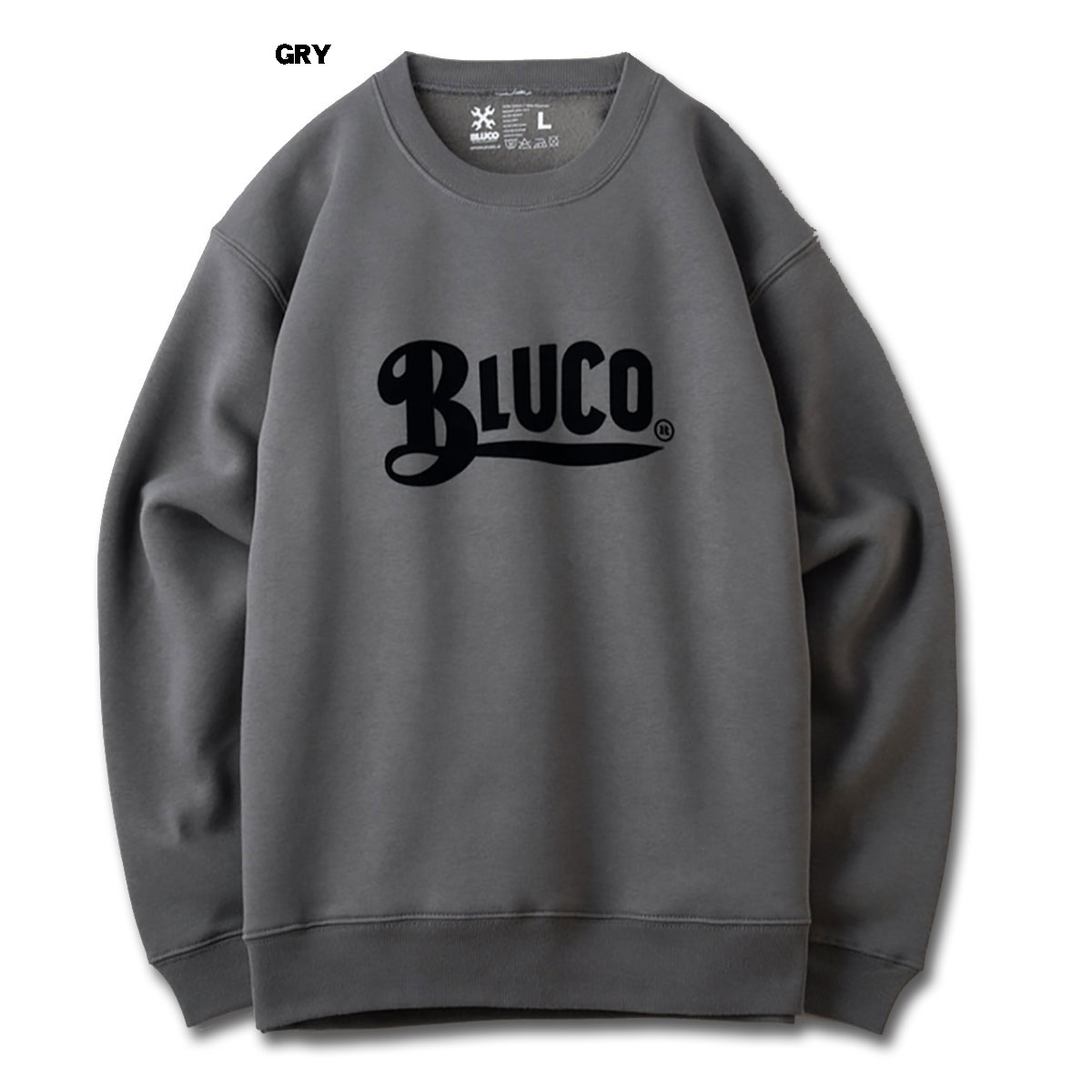 BLUCO（ブルコ） ☆セールプライス!!☆ OL-1210 SWEATSHIRTS -Old Logo- 4色(GRY/SUM/NVY ...