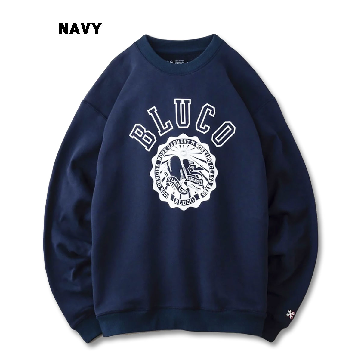 BLUCO ☆セールプライス!!☆BLUCO(ブルコ) OL-13-012 HEAVY PILE SWEATSHIRTS -COLLEGE ...