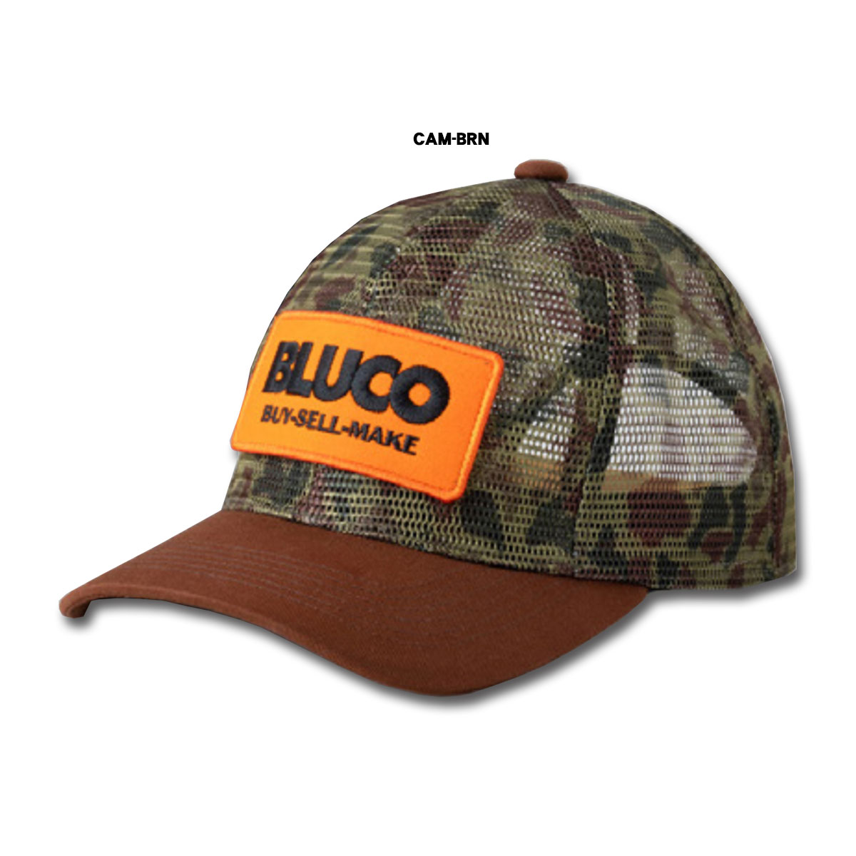BLUCO BLUCO(ブルコ) OL-1408 FULL MESH CAP 4色(GRY-BLK/BLK/NVY/CAM-BRN)☆送料無料 ...