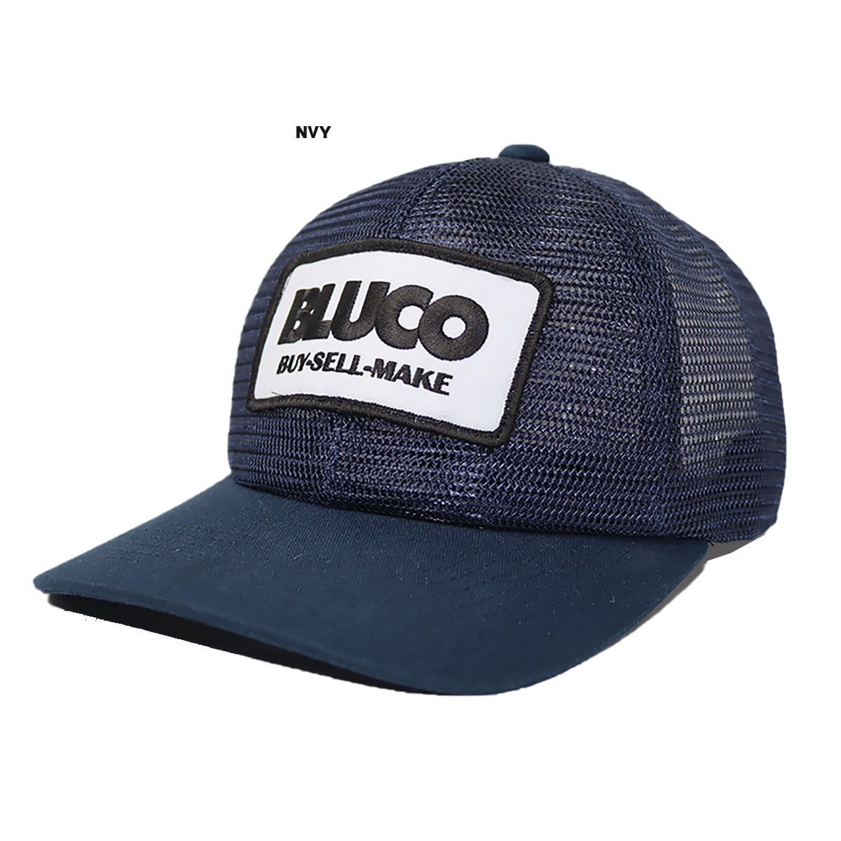 BLUCO BLUCO(ブルコ) OL-1408 FULL MESH CAP 4色(GRY-BLK/BLK/NVY/CAM-BRN)☆送料無料 ...