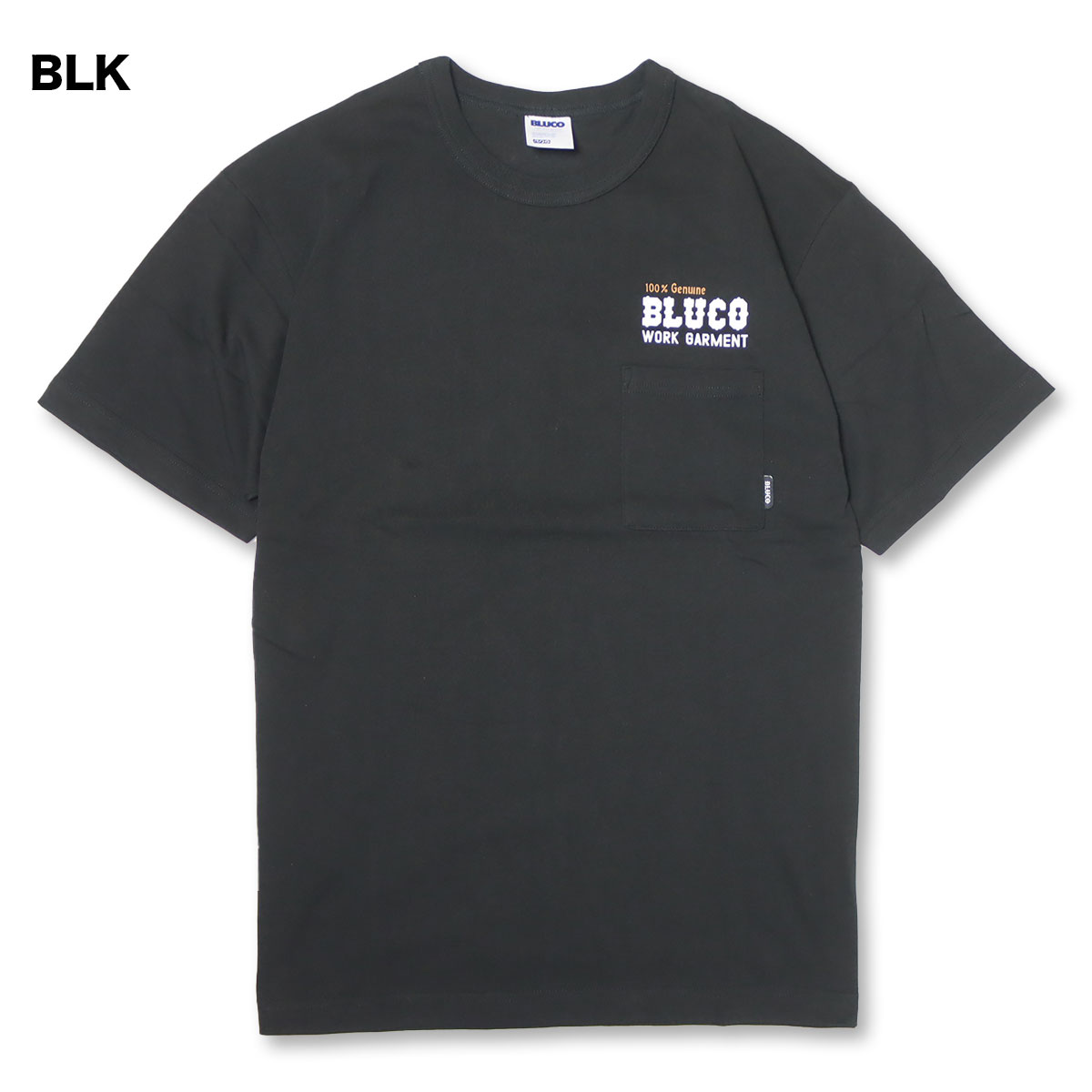 BLUCO(ブルコ) OL-22-012 POCKET TEE -BOLT- 4色(BLK/CHL/SBLU/WHT) ☆送料無料セール ...