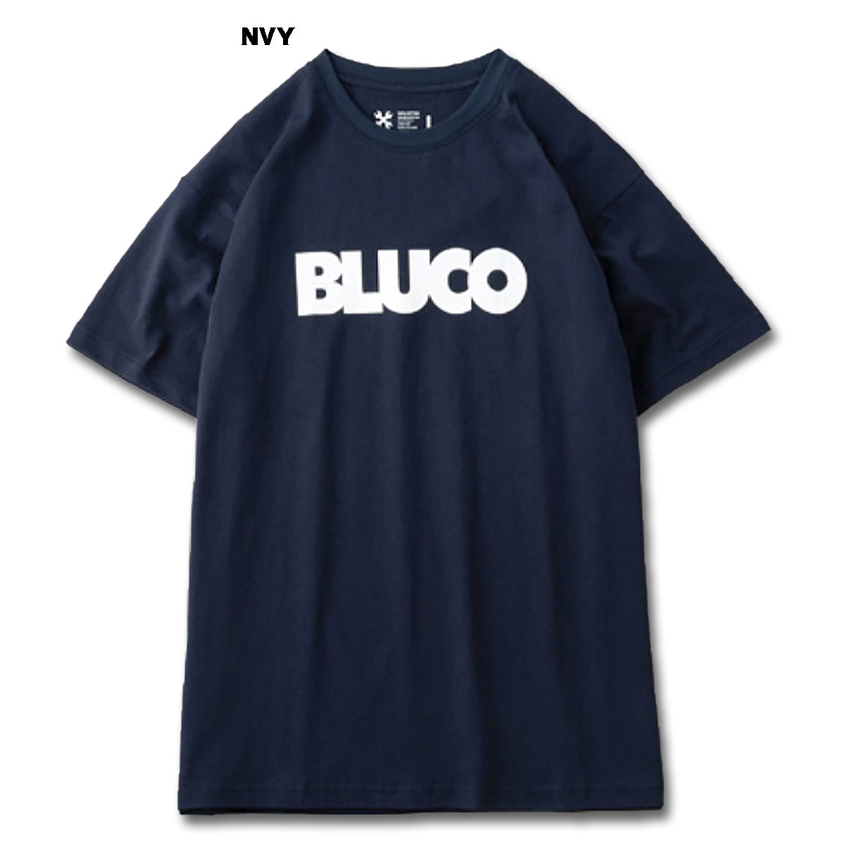 セールプライス!!BLUCO(ブルコ) OL-22-001 PRINT TEE -Logo- 5色(BLK/NVY/WHT-BLK/WHT ...