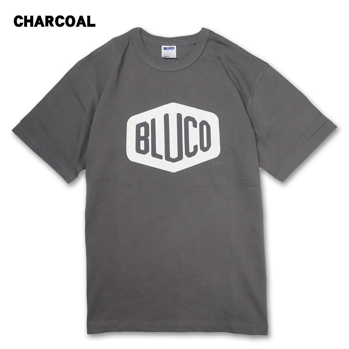 BLUCO(ブルコ) OL-22-007 PRINT TEE -Hex- 4色(CHL/SBLU/WHxBK/WHxSL) ☆送料無料セール ...