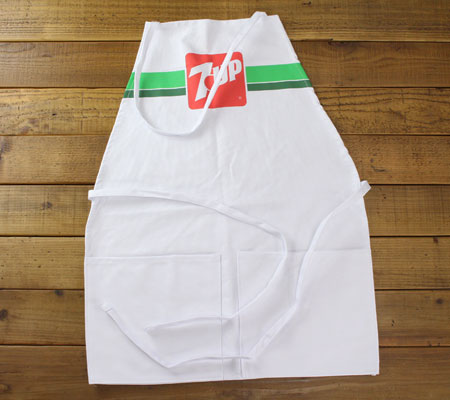 セブンアップ エプロン おしゃれ アメリカン ポケット メンズ レディース コットン キャンプ ガーデニング キッチン 7UP WHITE : U.S.JUNKYARD - 通販 ...
