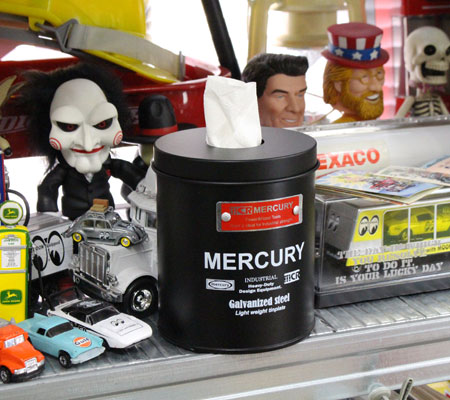 マーキュリー トイレットペーパー ホルダー 便利 おしゃれ トイレ アウトドア キャンプ アメリカ アメリカン雑貨 MURCURY ブリキ ...