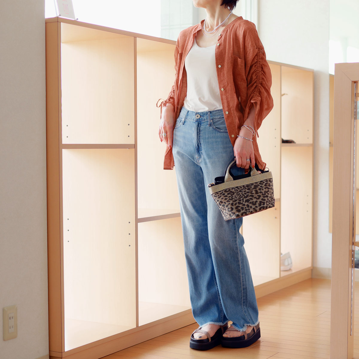 upperhights upper hights (アッパーハイツ) リラックスハイライズフレアー涼感デニム THE LAZY TAYLOR : planino - 通販 - Yahoo!ショッピング