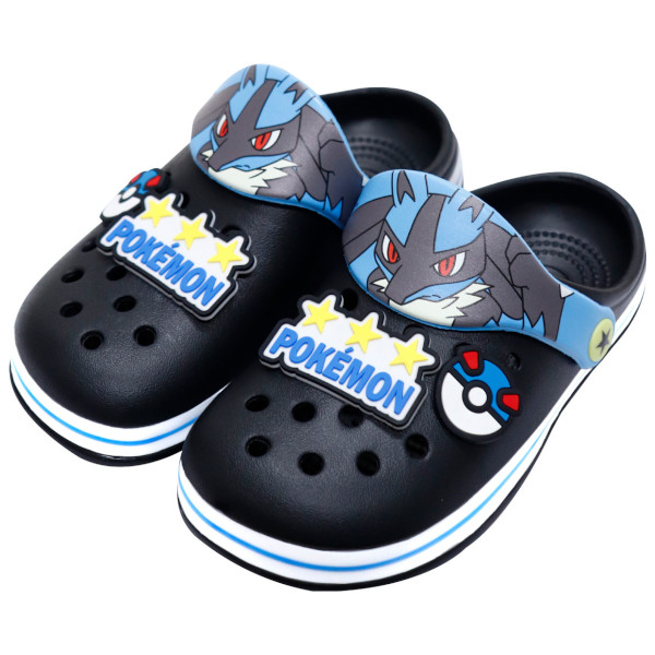 EVAサンダル ルカリオ ブラック 子供用 16cm 18cm 20cm スリッパ ポケモン ポケットモンスター キッズ キャラクター プレゼント ギフト : プラスマート ヤフー店 - 通販 ...