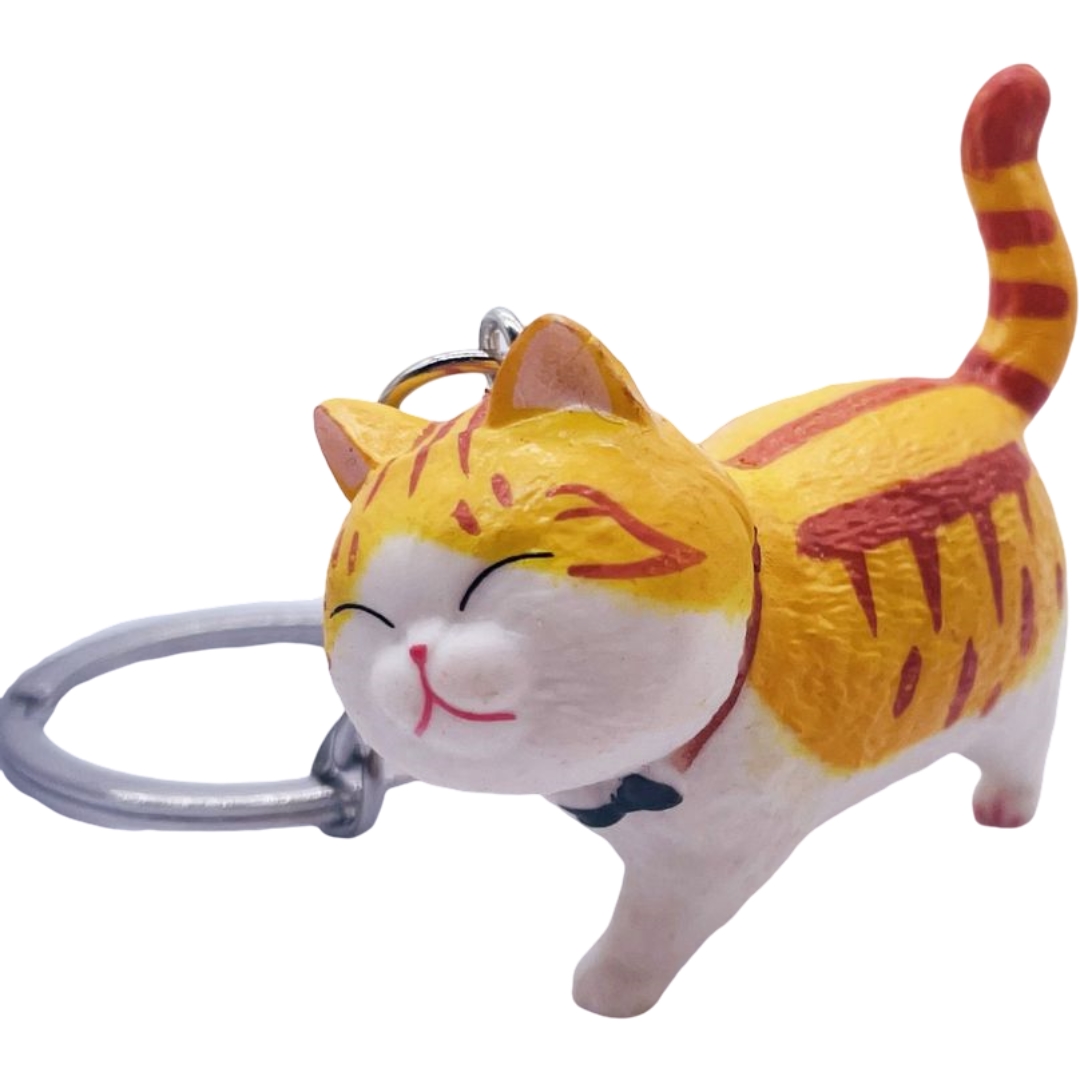 plusnao キーホルダー キーリング バッグチャーム ねこモチーフ キーチャーム CAT 和猫 洋猫 三毛 ハチワレ シャム トラネコ ブチ 白 黒 可愛い 雑貨 : プラスナオYahoo ...