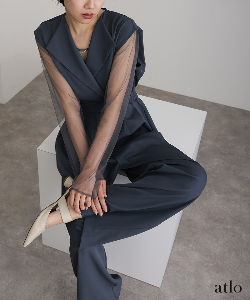 atlo パンツドレス パンツスーツ セットアップ パンツ セレモニースーツ フォーマルドレス 大きいサイズ お呼ばれ 体型カバー パーティードレス 結婚式 : パーティードレス通販 ...