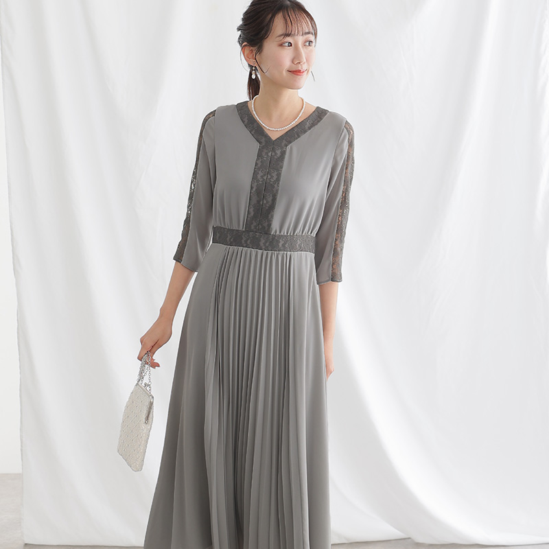 PourVous（プールヴー） ワンピース フォーマルドレス 体型カバー