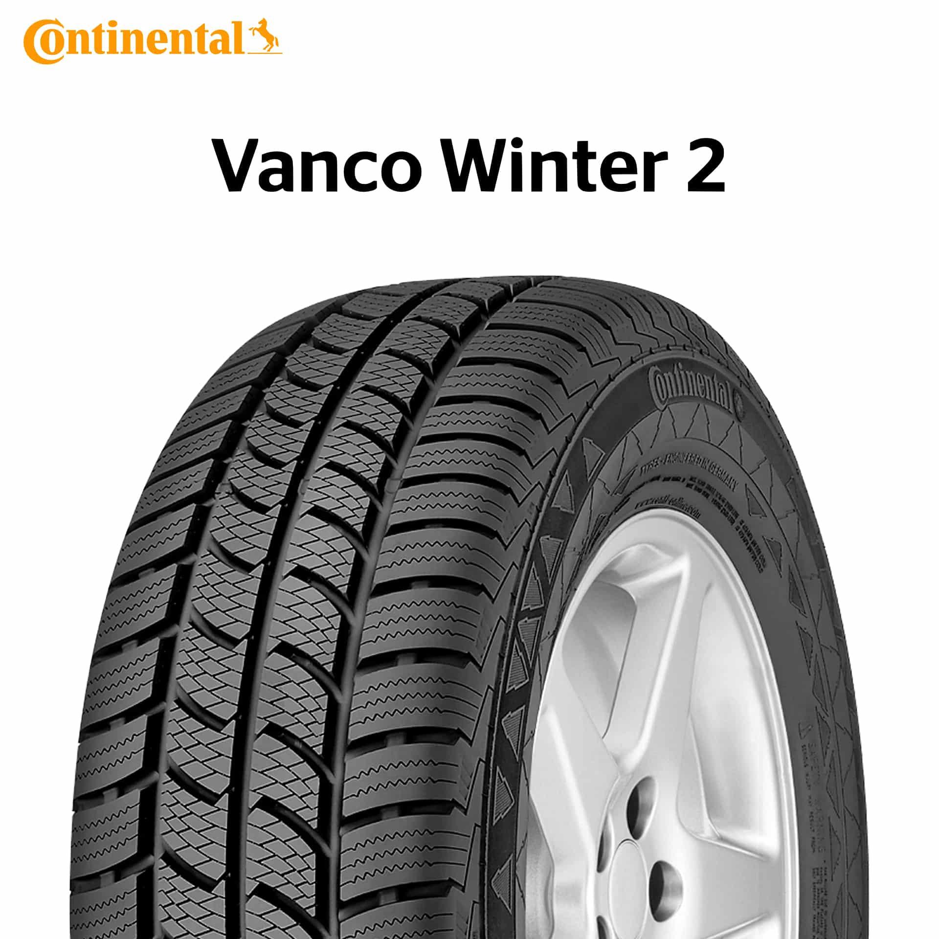 コンチネンタル（CONTINENTAL） 24年製 225/65R16 112/110R Vanco Winter 2 バンコ ウィンター2 単品 冬タイヤ : プレミアムタイヤ TIRE ...