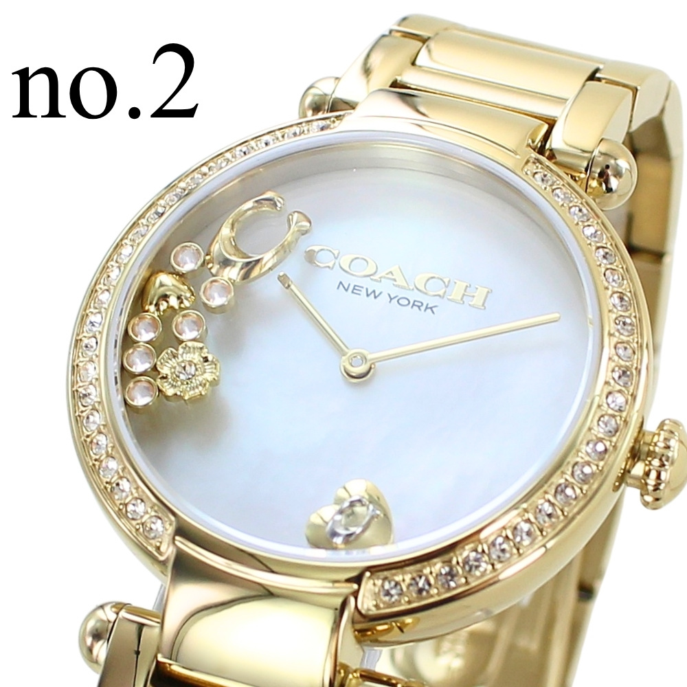 COACH（コーチ） 腕時計 正規品 5年保証 ショッパー付き レディース キャリー ブレスレット 高校生 大学生 女性 クリスマス ...